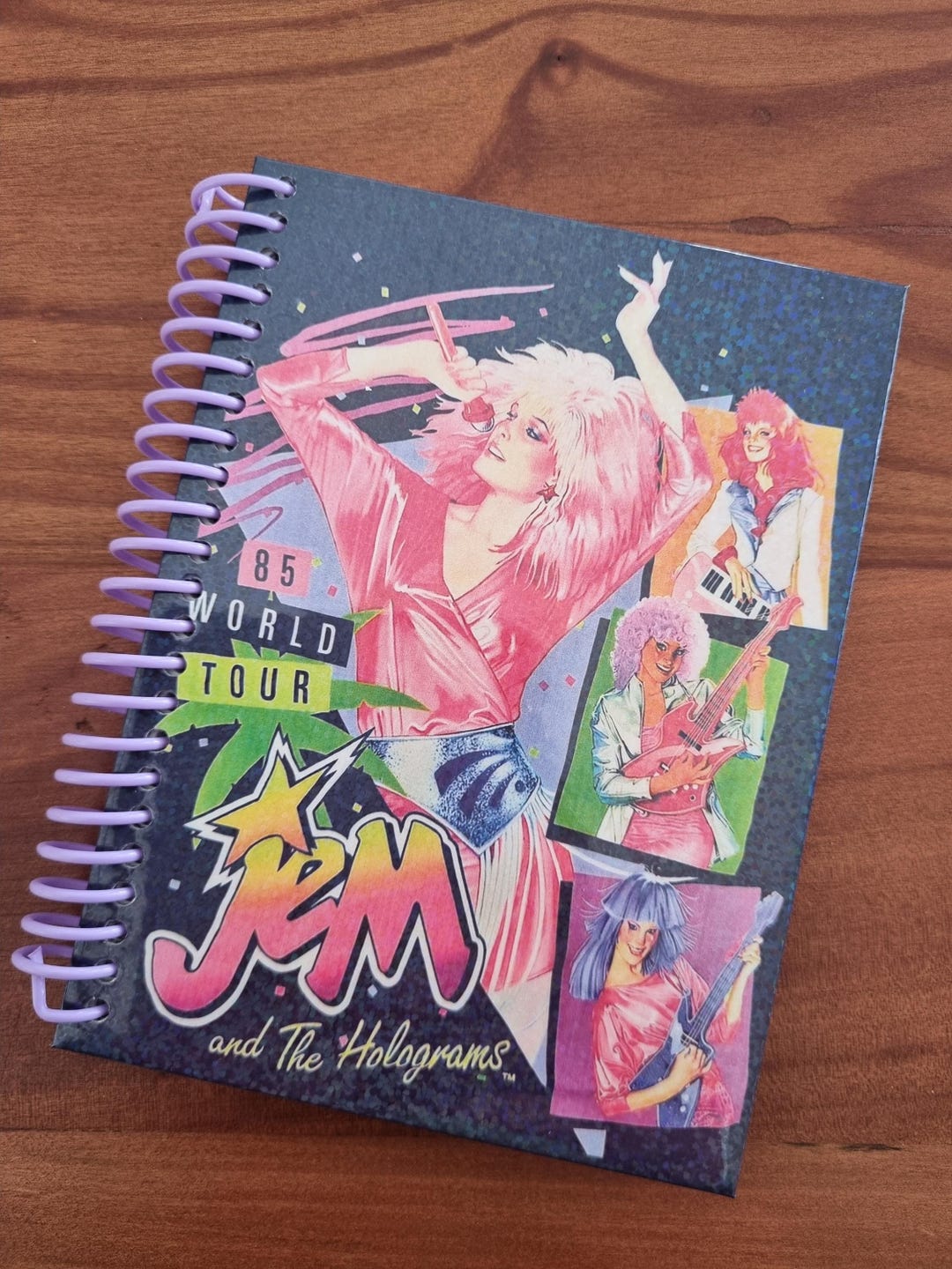 Jem and the Holograms World Tour A6 Notebook - Etsy