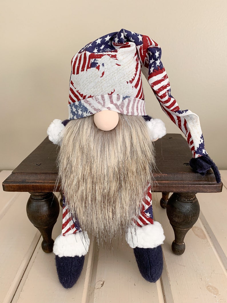 Patriotic Flag Gnome FREE SHIPPING - Etsy