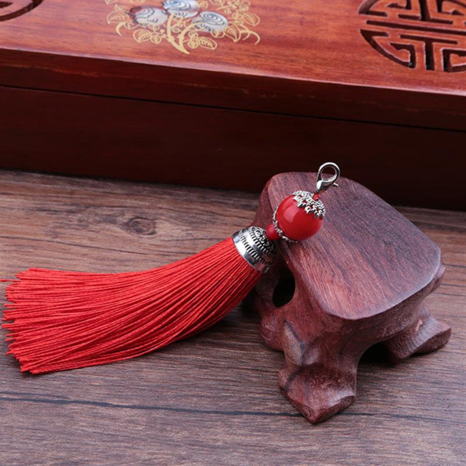 Silk Tassel With Bead, Curtain & Jewelry Accessories (5pcs) - Etsy