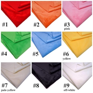 Short Plush Crystal Super Soft Plush Fabric for Sewing DIY Handmade ...