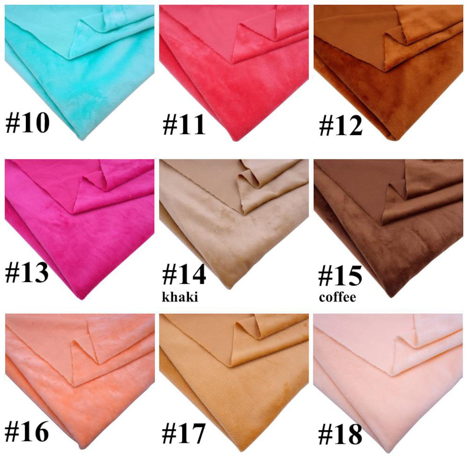 Short Plush Crystal Super Soft Plush Fabric for Sewing DIY Handmade ...