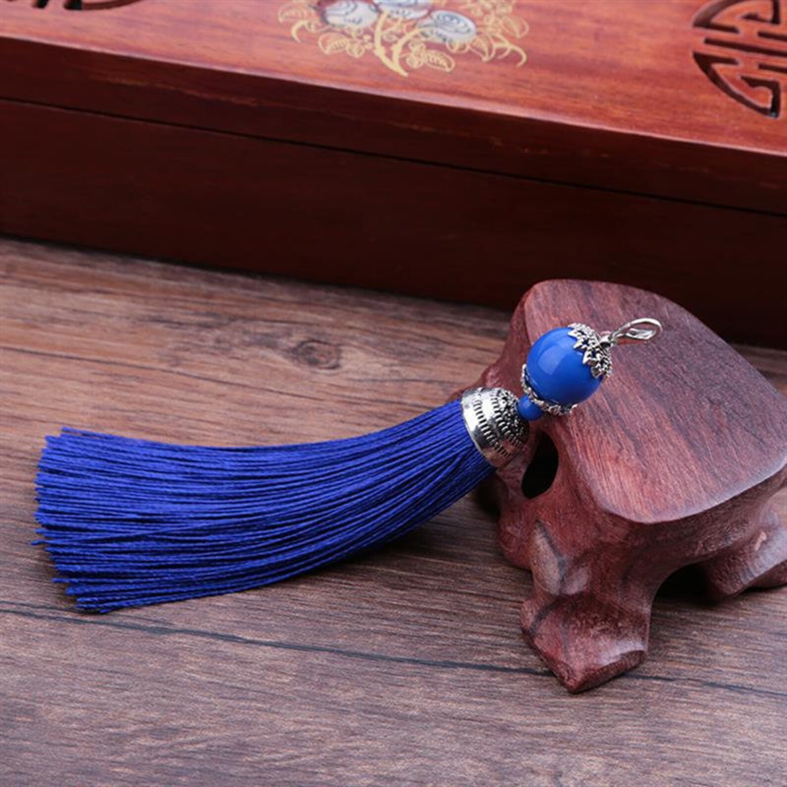 Silk Tassel With Bead, Curtain & Jewelry Accessories (5pcs) - Etsy