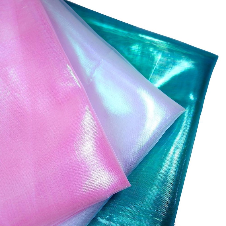Holographic Sheer Voile Fabric – Fluorescent, Shiny, Colorful - Etsy
