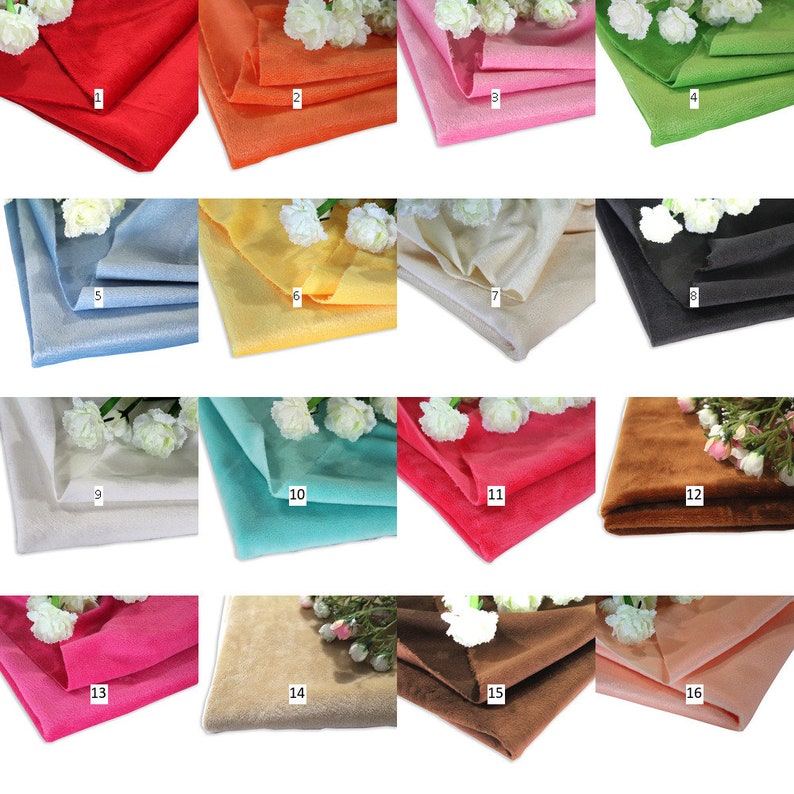 Short Plush Crystal Super Soft Plush Fabric for Sewing DIY - Etsy