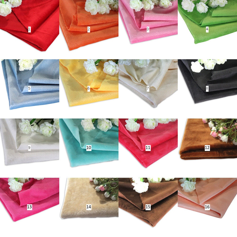 Short Plush Crystal Super Soft Plush Fabric for Sewing DIY - Etsy