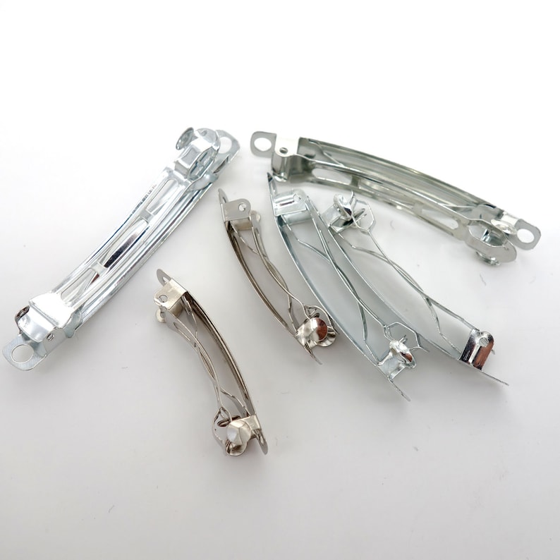 French Style Clips Made of Nickel Plated Metal and Lead-free - Etsy
