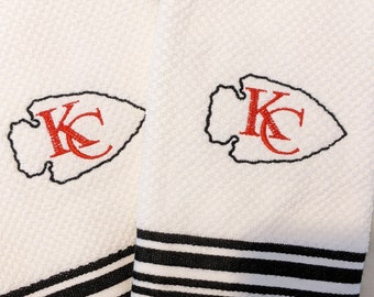 Kansas Chiefs Bath Towel - Etsy