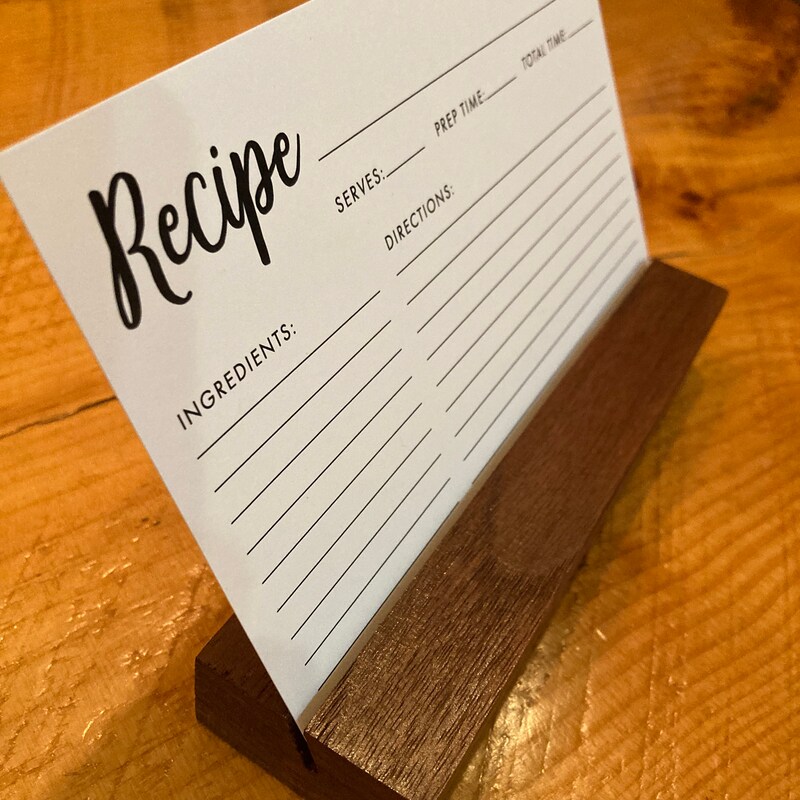 Recipe Holder - Etsy
