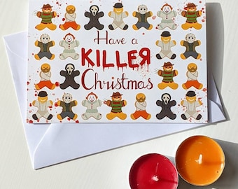 Christmas Horror Card - Etsy