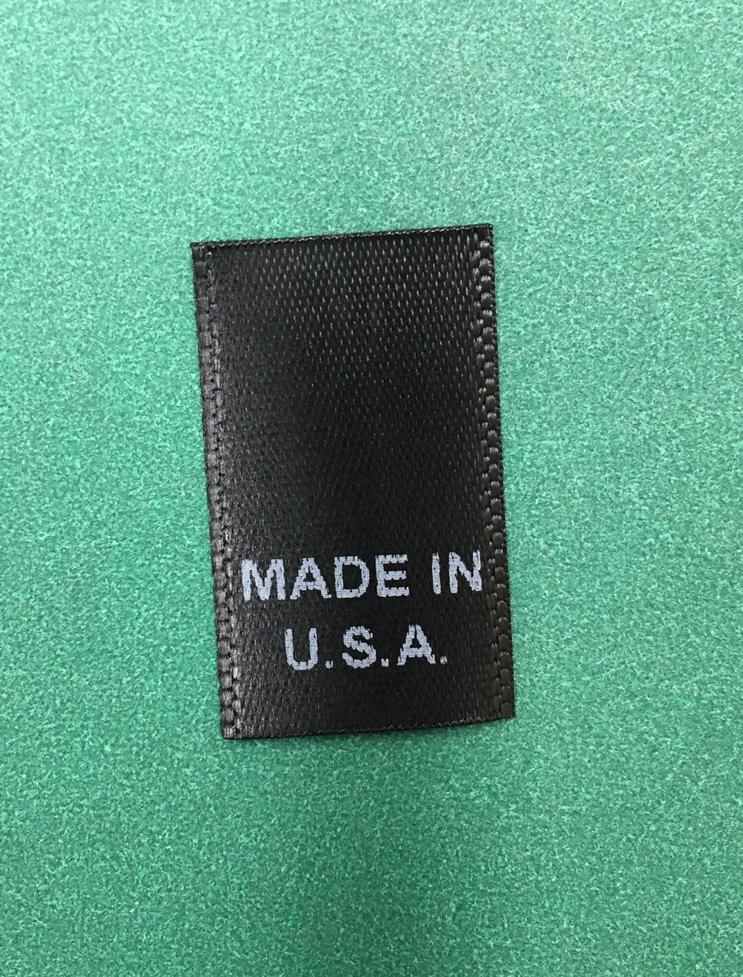 500 Pcs of MADE IN U.S.A. Printed Black Satin Label - Etsy