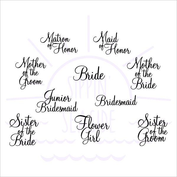 Bridal Party Monogram Getting Ready Tri-blend Monogram Full - Etsy