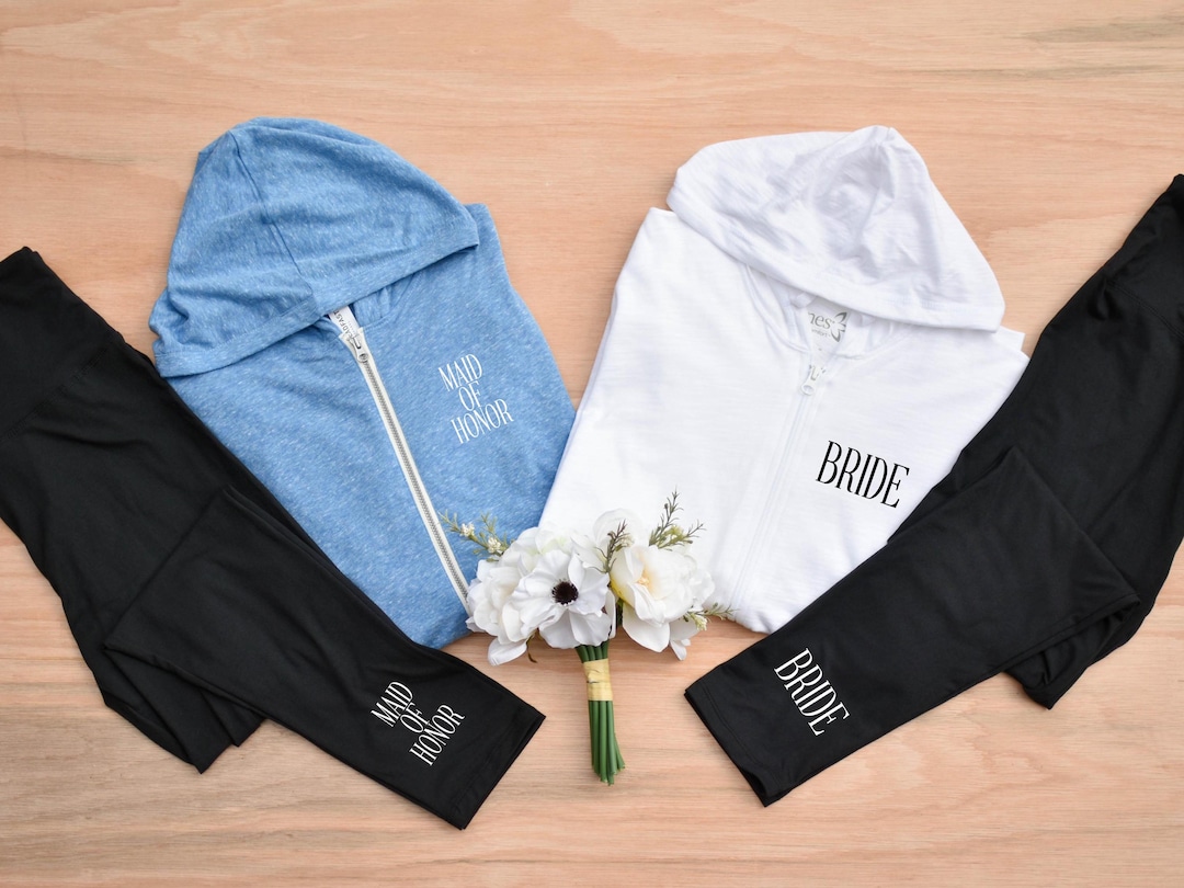 Personalized Bride Jacket for Wedding Lightweight Bridal Get Ready ...