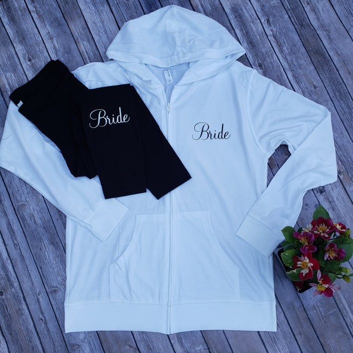 Bridal Party Monogram Getting Ready Tri-blend Monogram Full - Etsy