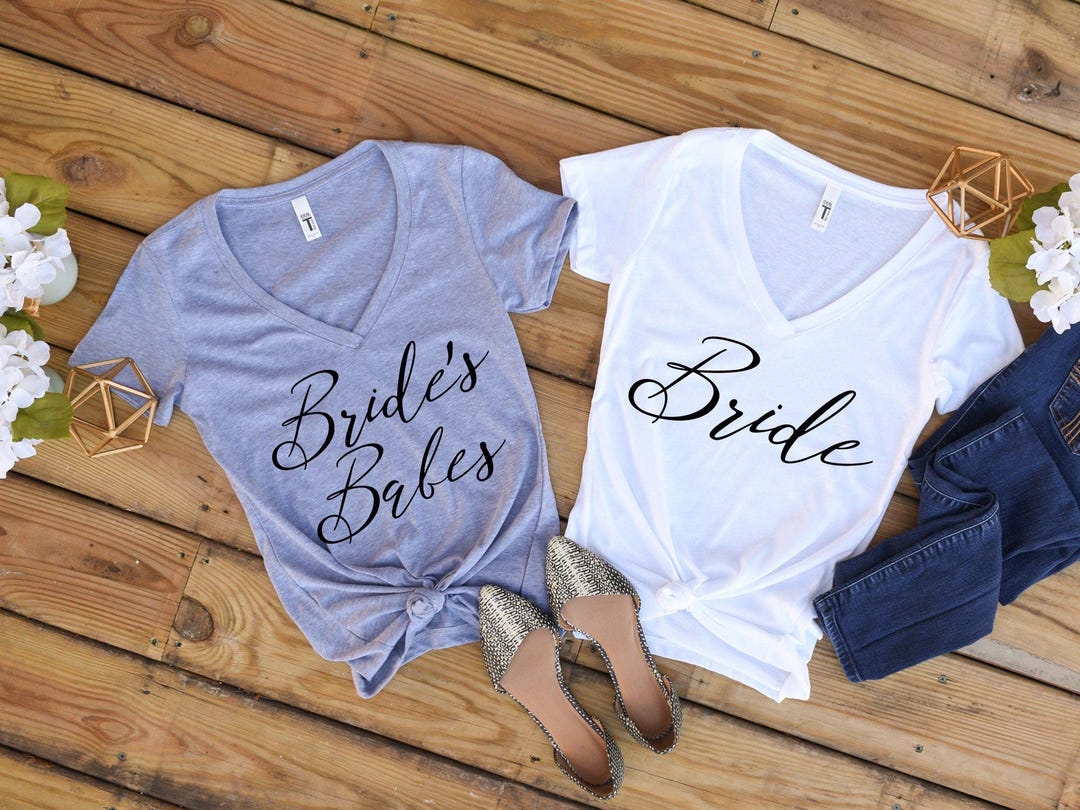 Summer Wedding Getting Ready Shirt for Bridal Party Morning of Bridal ...