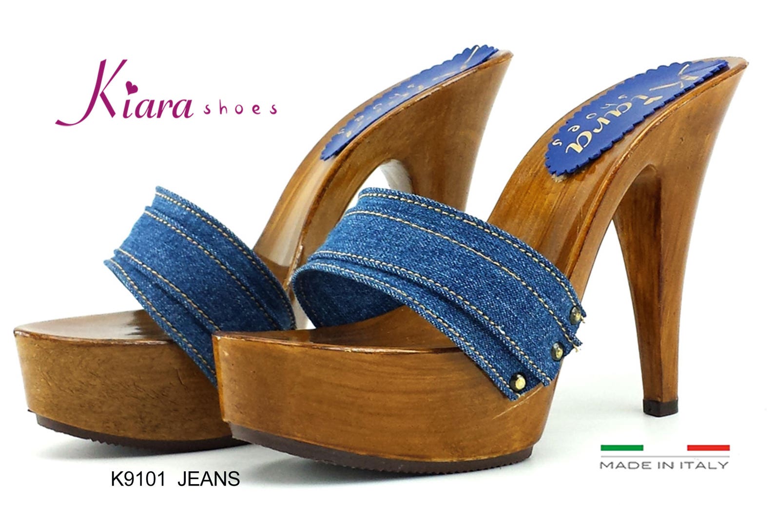 Women's Clogs in Denim K9101 JEANS - Etsy