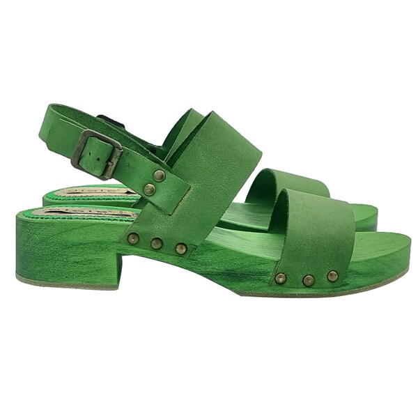 Green Sandals - Etsy