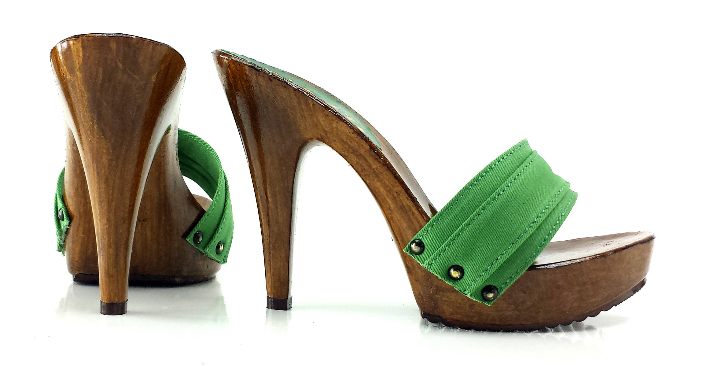 Italian Green Clogs Made by Kiarashoes K21101 VERDE - Etsy