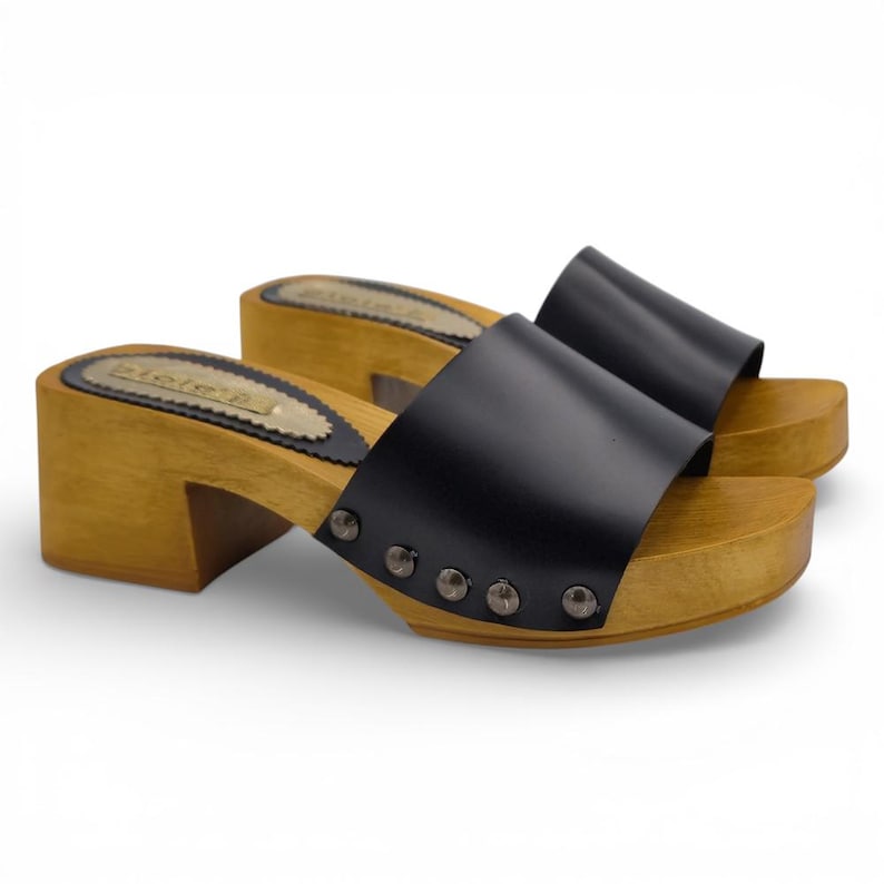 Simple Clogs With Leather Strap – Handmade Production Made in Italy ...