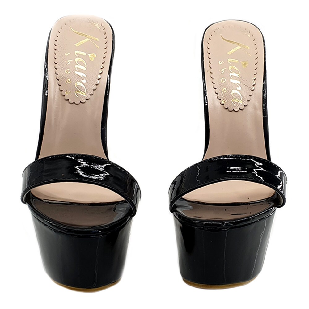 Sexy High Heel CLOGS Stiletto KH102 NERO | Etsy