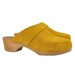 Swedish Clogs in Yellow Suede With 4.5 Cm Heel - Made in Italy - GL123 ...