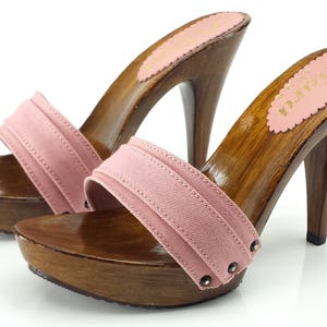 Women's Pink Clogs by Kiarashoes -K21101 ROSA - Etsy