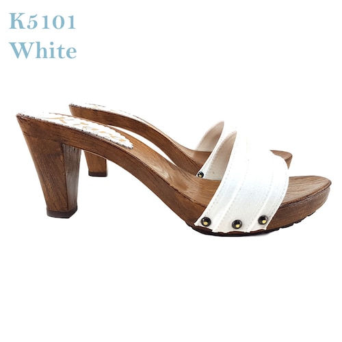 Kiara Shoes Black Clogs With Leather Upper Heel 9 K6508 NERO | Etsy