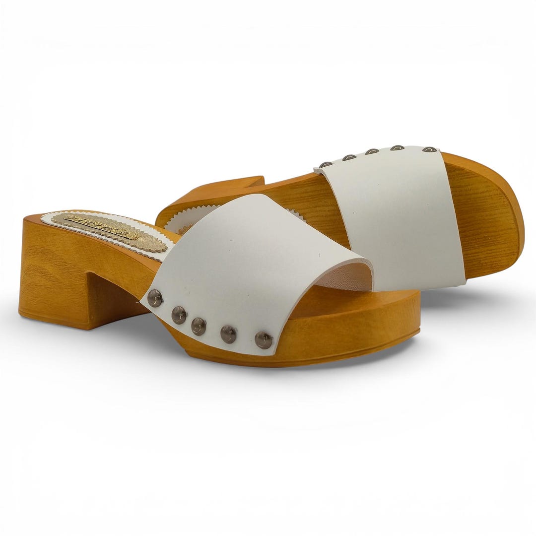 Simple Clogs With Leather Strap – Handmade Production Made in Italy ...