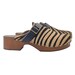 Dutch Clogs With "zebra Effect" Print Upper 4.5 Heel - Made in Italy ...