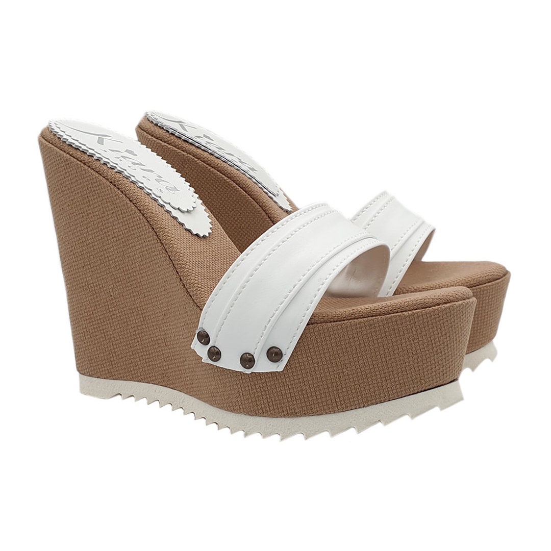 Handmade Women's Wedges in Rope Made in Italy 13 Cm Heel - KZ2001 ...