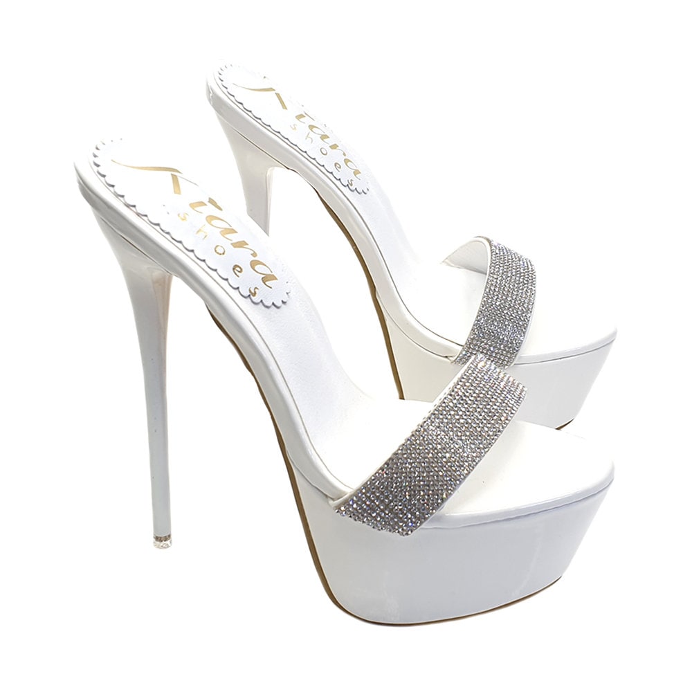 Sexy High Heel Sandals Stiletto KH107 V BIANCO - Etsy