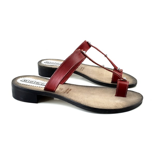 Red Sandals - Etsy
