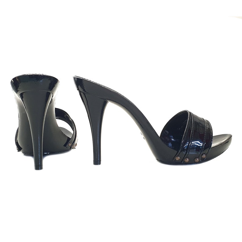 CLOGS for Women With Upper in Latex Style Patent Leather - Etsy