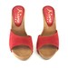 Comfortable Red Suede Clogs K213001 Cam ROSSO - Etsy