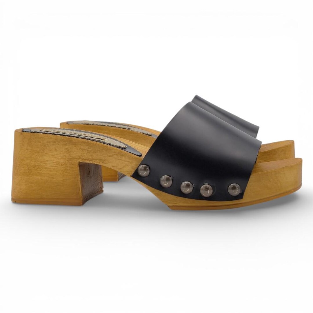 Simple Clogs With Leather Strap – Handmade Production Made in Italy ...