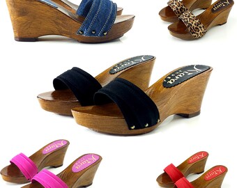 Wedge Clogs - Etsy