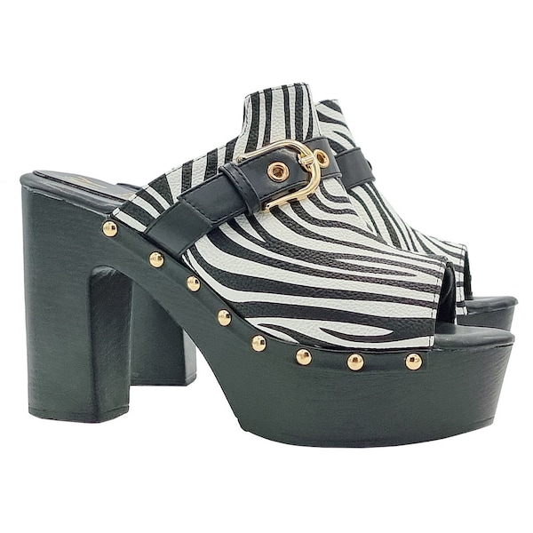 Zebra Print Shoes - Etsy