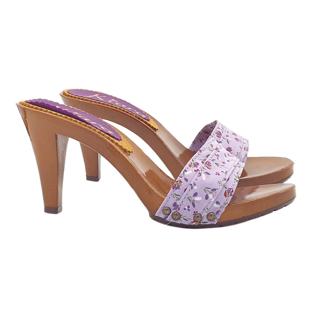 High Heel Sandals | Band in Decorated Fabric - K6701 PRIM GLICINE - Etsy