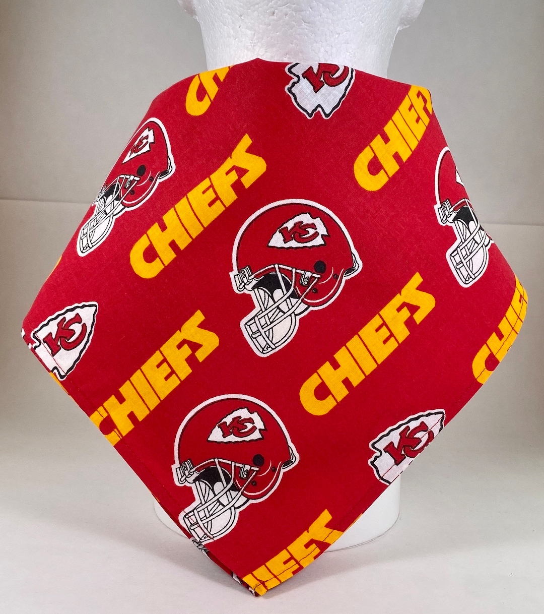Bandana NFL Football Kansas City Chiefs Cotton Bandana Scarf Kerchief ...
