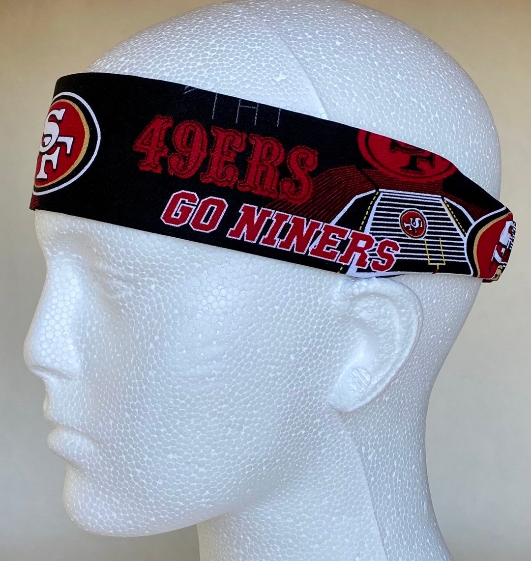Headband NFL Football San Francisco 49ers Cotton Workout Headband SF ...