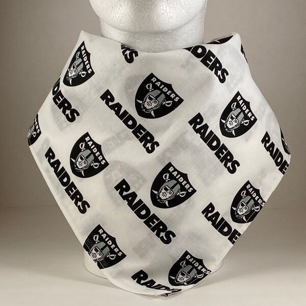 Raiders Bandana - Etsy