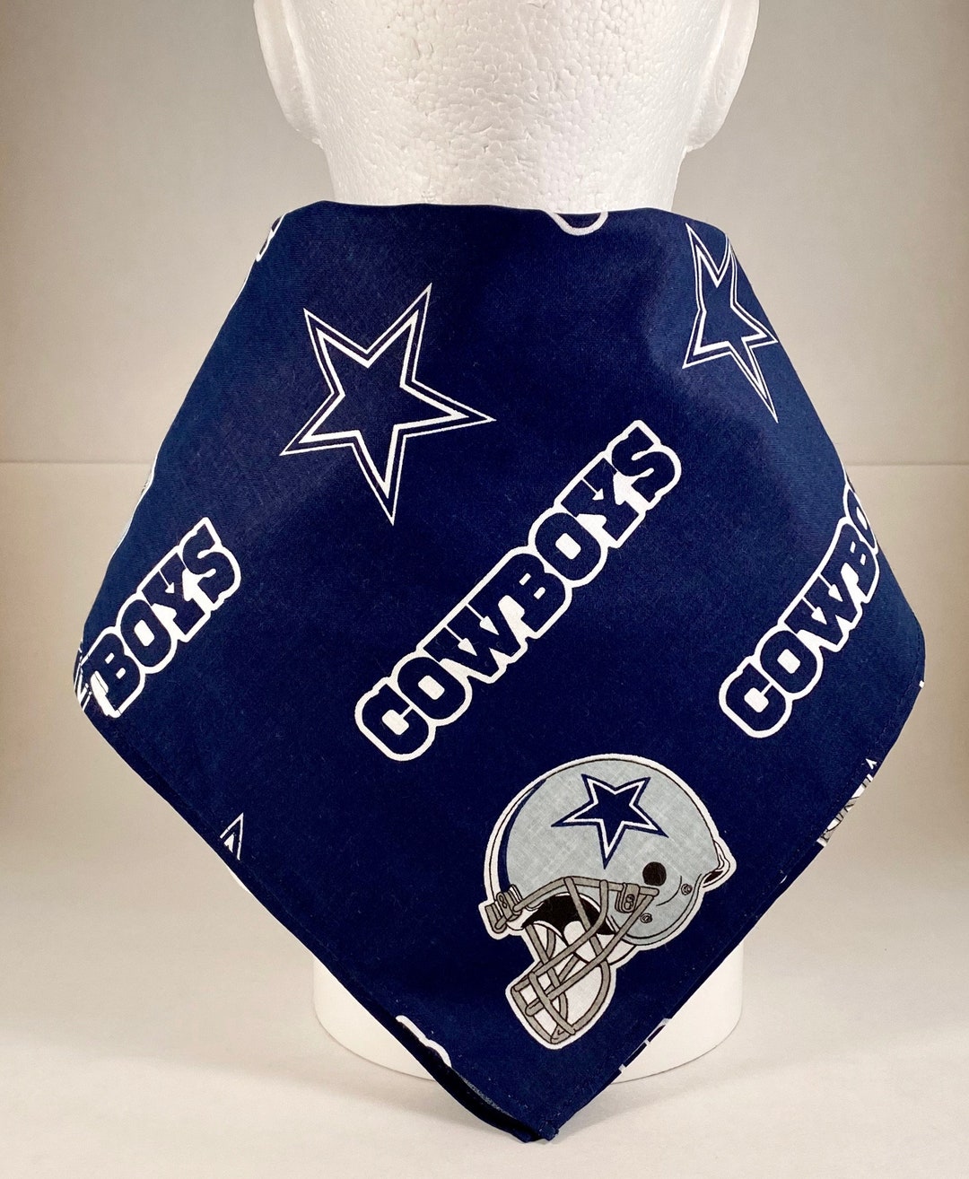 Bandana NFL Football Dallas Cowboys Blue Cotton Bandana Scarf Cowboys ...