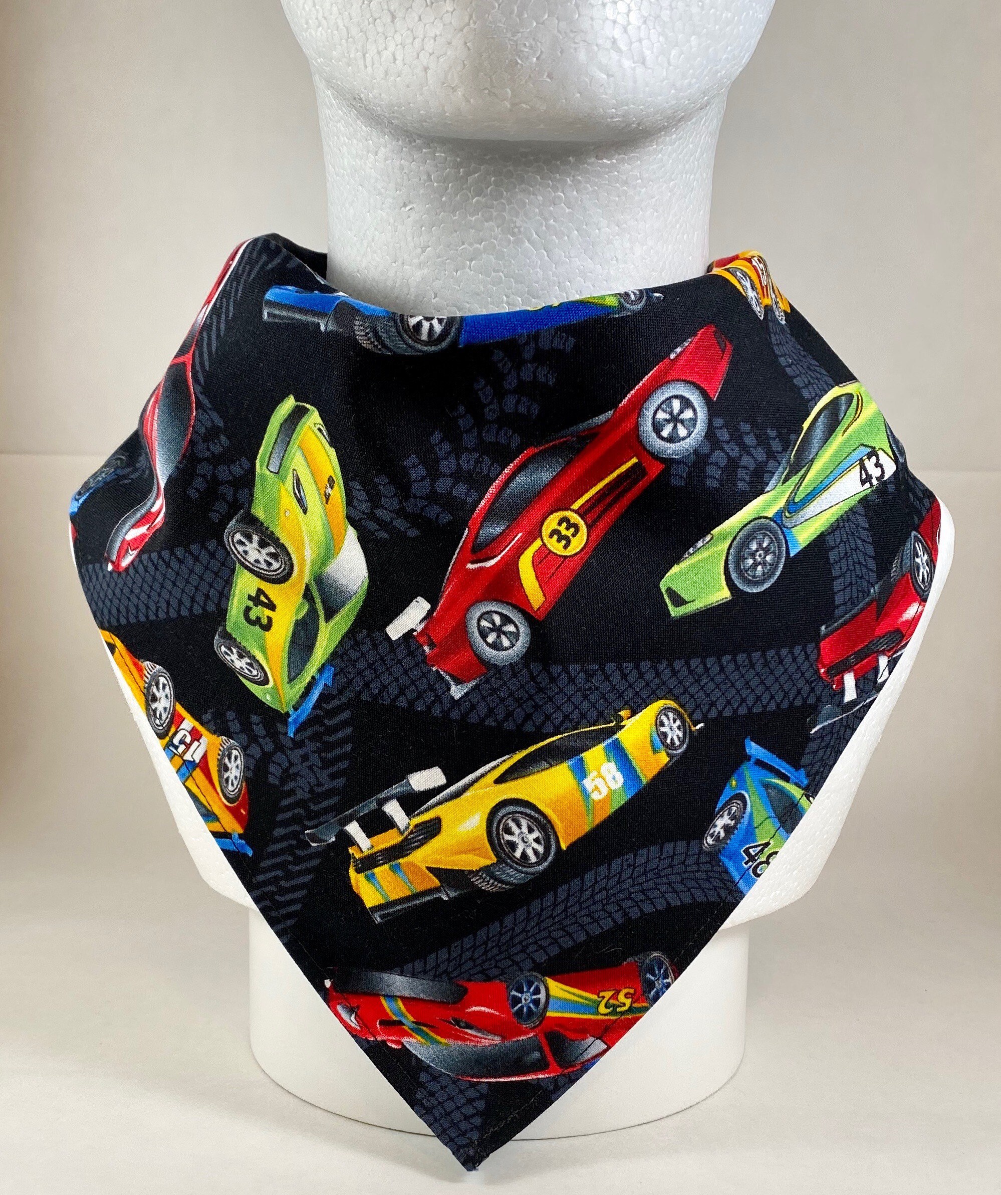 Race Car Tire Treads Nascar Fan Black Cotton Bandana Scarf - Etsy UK