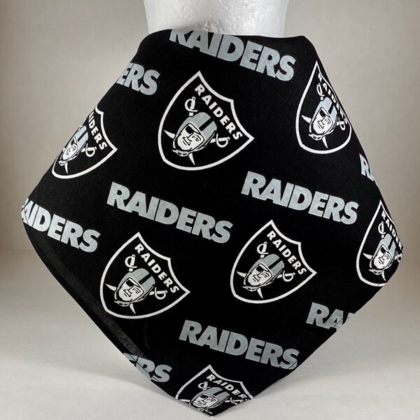 Raiders Bandana - Etsy