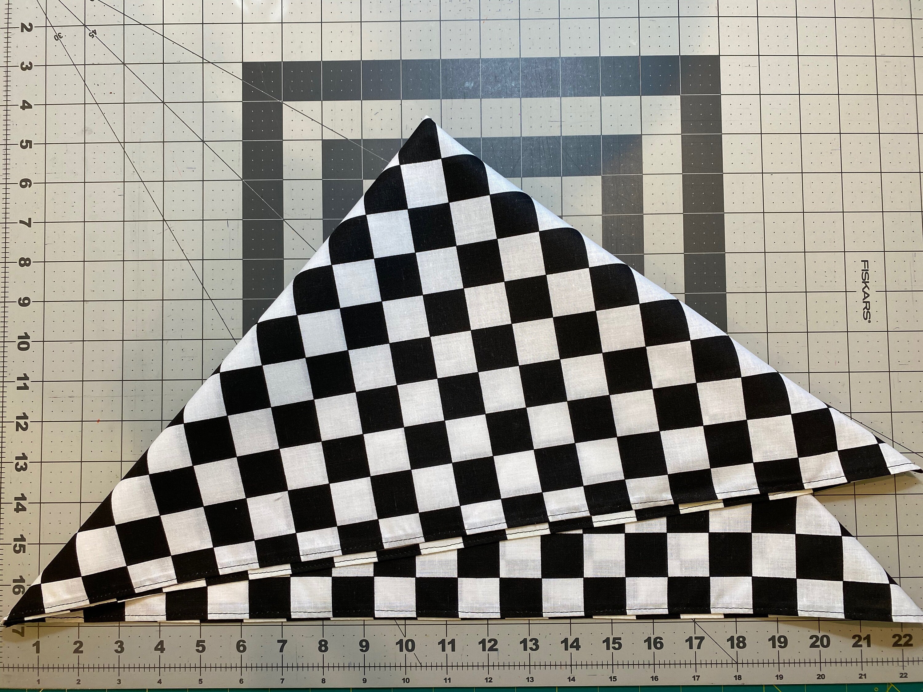 Bandana Checkered Flag Auto Racing Cotton Bandana Scarf Driving ...