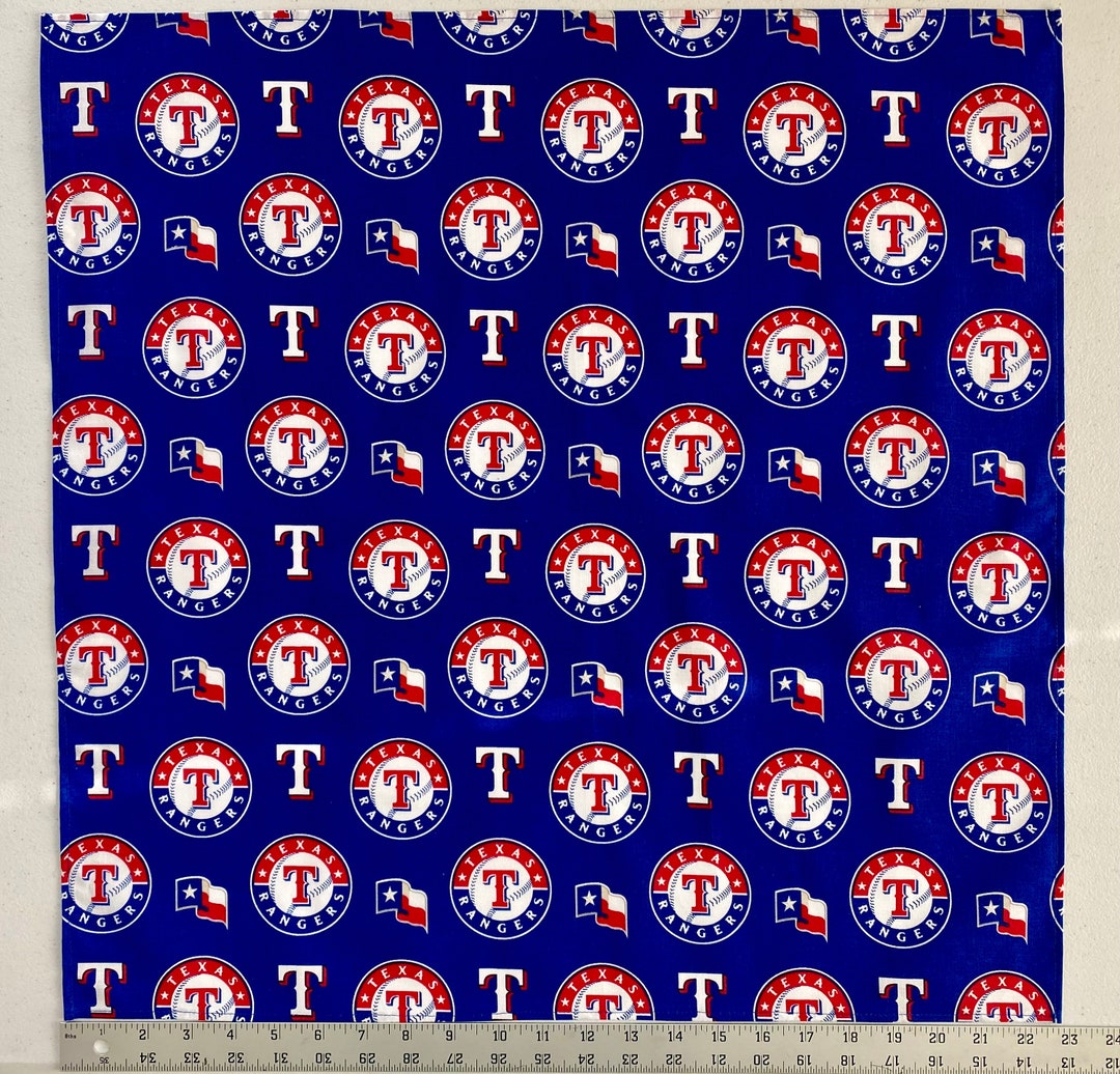 Bandana MLB Texas Rangers Classic Cotton Bandana on Dark Blue ...