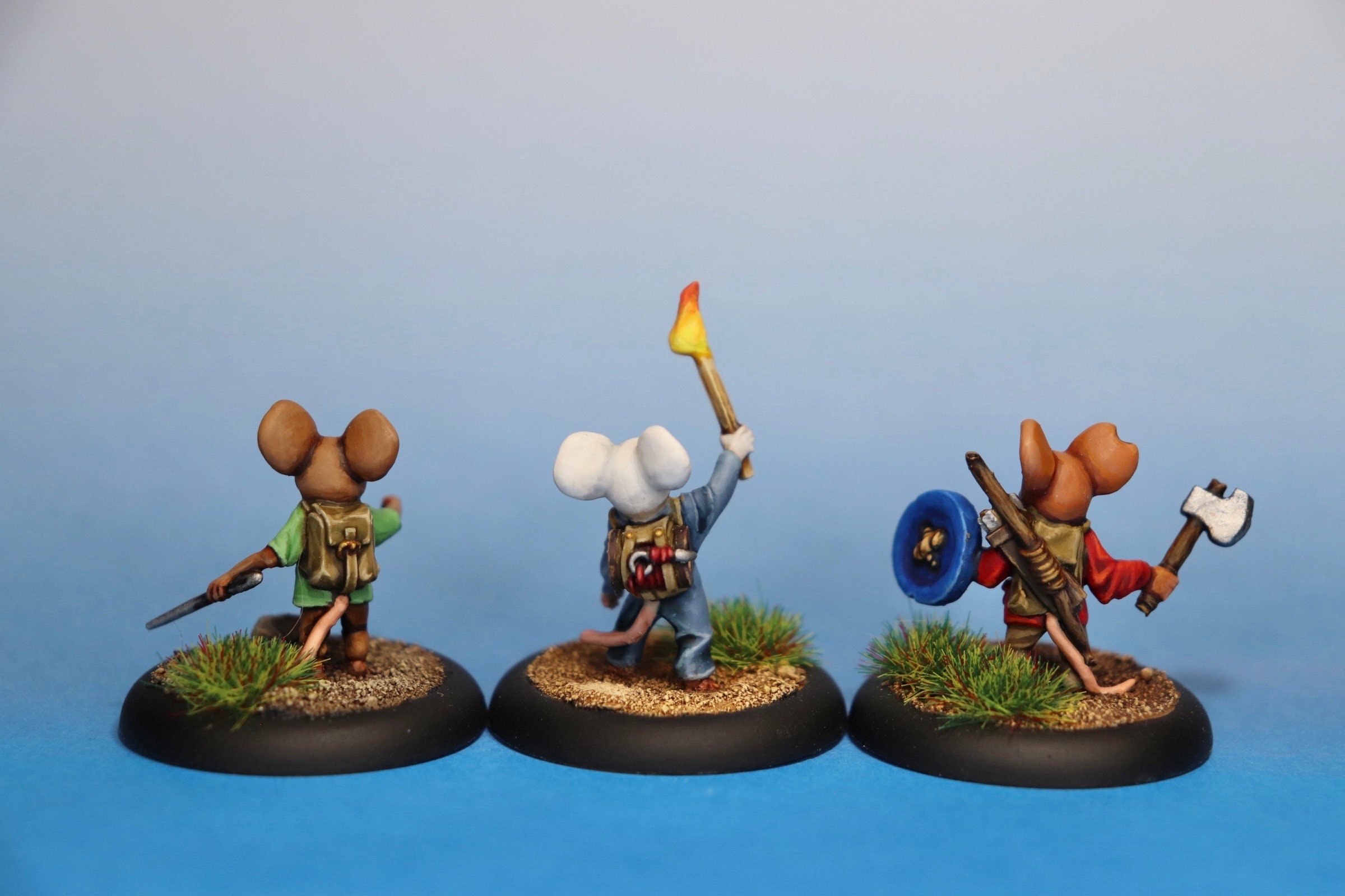MOUSE MATES Full Set of 28mm Rpg Miniatures - Set of 3. “sold Unpainted ...
