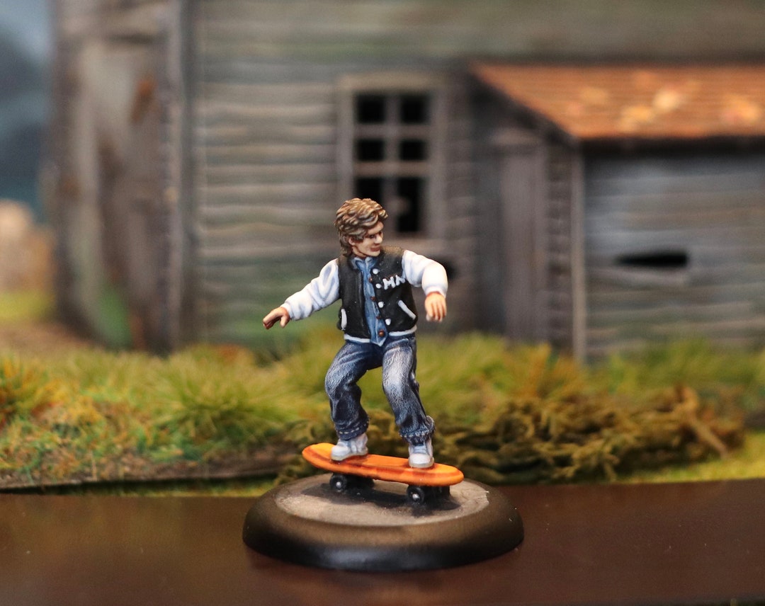 KIDS ON WHEELS 28mm Rpg Miniature - Patrick - Boy on a Skateboard ...