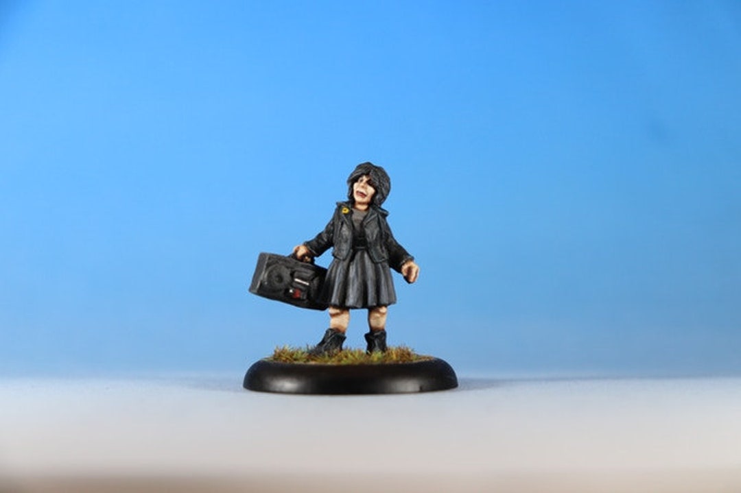 1980s KIDS 28mm Rpg Miniature Featuring Ellie, a Goth Kid With a Ghetto ...