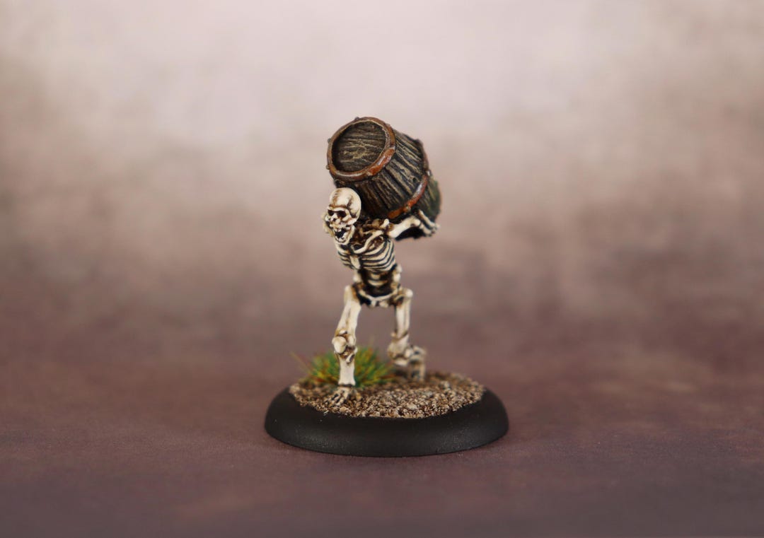 Barrel Bearer Skeleton is a 28mm Undead Skeleton Miniature. “sold ...