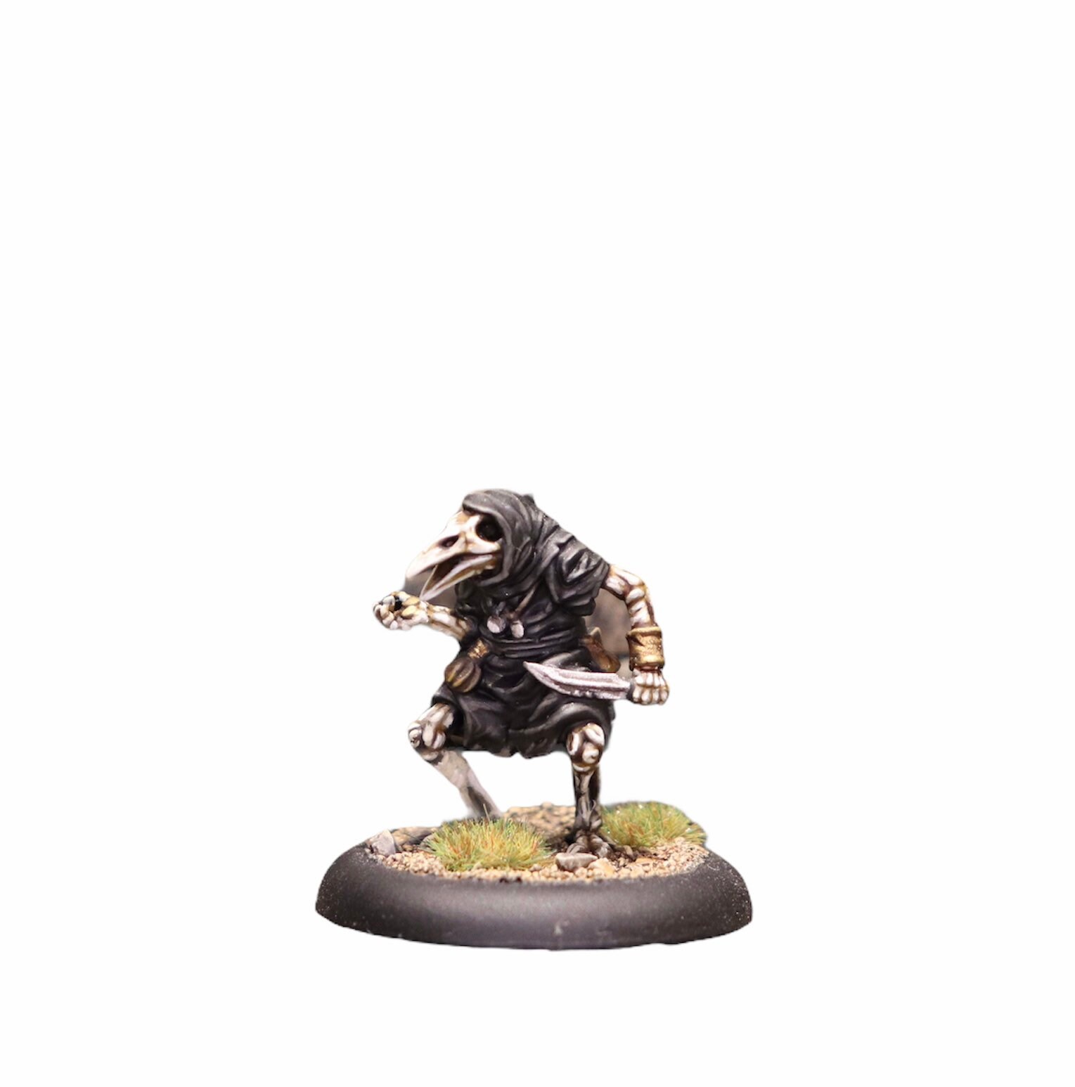 Undead Kenku Skeleton Poe 28mm Fantasy RPG Miniature. sold Unpainted ...